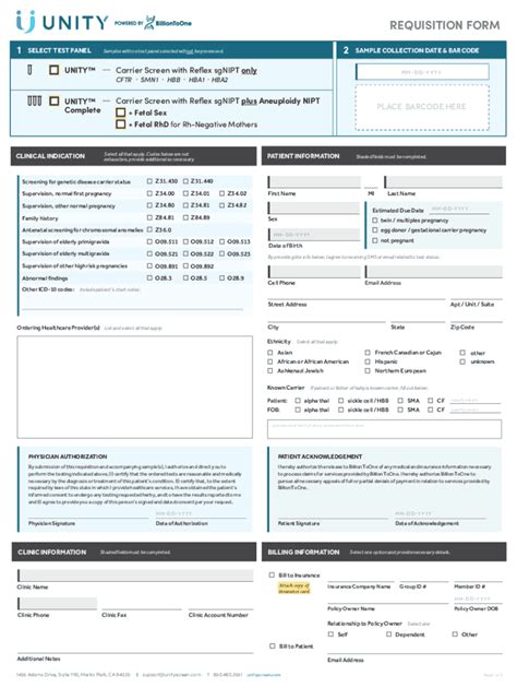 Fillable Online Bto Unity Complete Requisition Form Non Fillable Fax Email Print Pdffiller