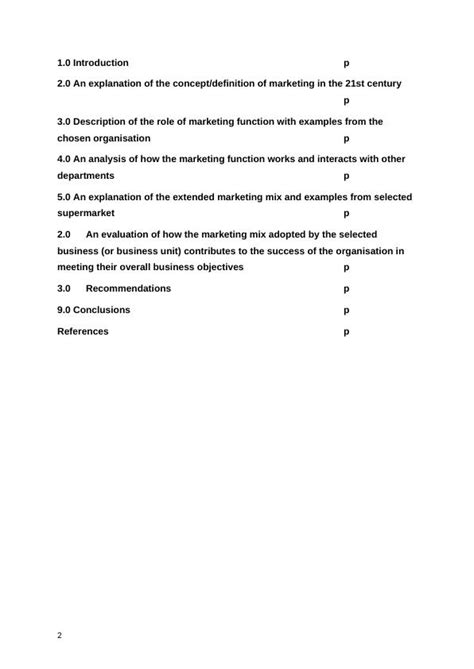 Tesco Marketing Plan Strategy Mix And Objectives