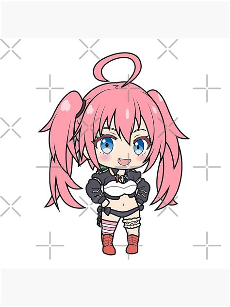 Tensura Milim Nava Chibi Poster For Sale By Chibicheems Redbubble
