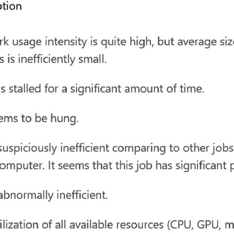 A List Of The Most Common Performance Issues Detected For Considered User Download Scientific
