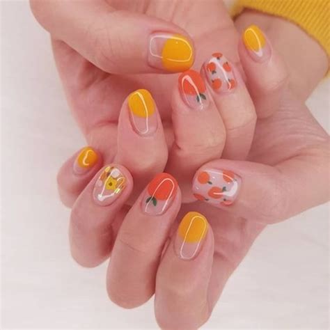 หวานจี๊ด ไอเดียทำเล็บโทนส้มพีชน่ารักๆ Ladyissue เว็บรีวิวเครื่องสำอาง ชุมชนผู้หญิง ฮาวทู