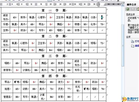 邮件合并时，显示的数值有的不是数据源中的数据，怎么办？ 微软office 扑奔ppt网