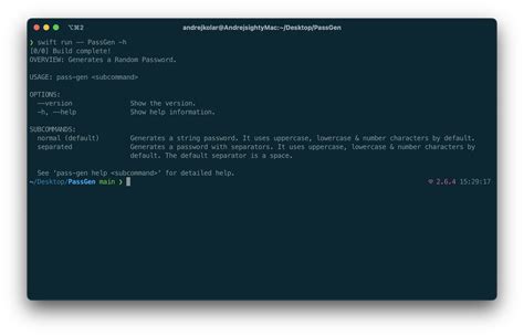 GitHub AndrejKolar PassGen Swift CLI App For Generating Passwords