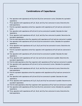 Combinations Of Capacitance By Nitish Bhardwaj TPT