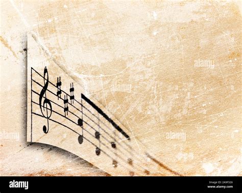 Old Sheet Music Background