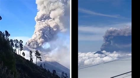 Guatemala More Than 1000 People Evacuated As ‘volcano Of Fire Erupts