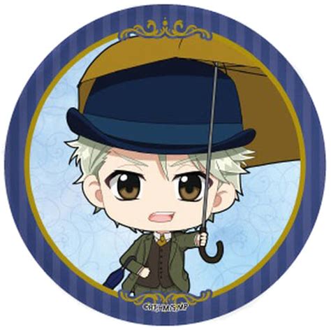 駿河屋 ジョン・h・ワトソン 「憂国のモリアーティ 缶バッジ 05梅雨verミニキャラ」（バッジ・ピンズ）