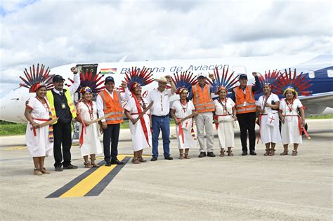 Abi Arce Entrega Aeropuerto De Rurrenabaque Y Anuncia Vuelos Frecuentes De Boa A Beni