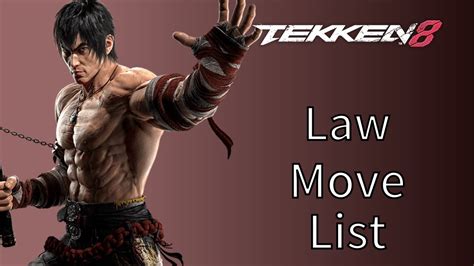 Tekken8 Marshall Law Move List Youtube
