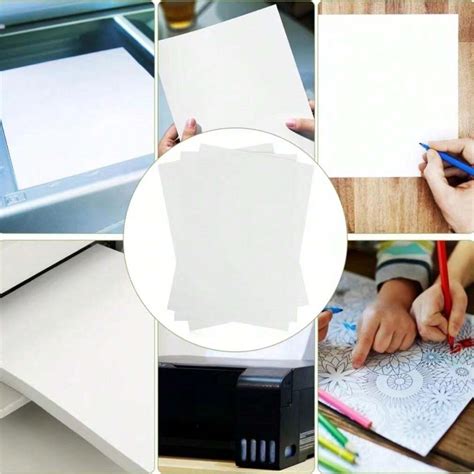 100 Sheets A4 Printer Paper Printable A4 Size Paper A4 White Paper