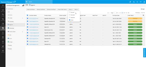 DigiCert SSL Integration With Password Manager Pro