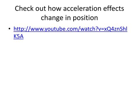 PPT Acceleration Notes PowerPoint Presentation Free Download ID 2534048