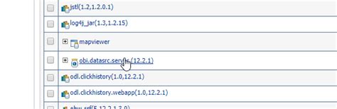 obiee in il problem loading java datasource obiee 12 2 1 3