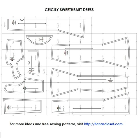 Ceicily Sweetheart Dress Free Pdf Sewing Pattern Tianas Closet