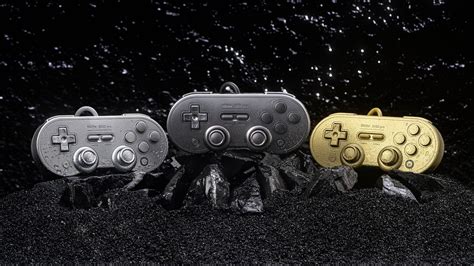 8bitdo Sn30 Pro Goldensilver Limited Edition