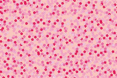 [フリーイラスト] ピンクと赤と白の桜の花柄の背景でアハ体験 Gahag 著作権フリー写真・イラスト素材集
