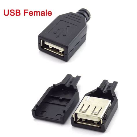 Jual Soket Usb Kosong Pin Solder Socket Connector Varian Usb A Female Shopee Indonesia
