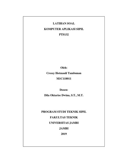 latihan soal matlab pdf