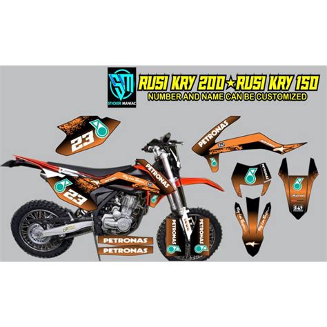 Rusi Kry Rusi Kry Full Body Decals Shopee Philippines