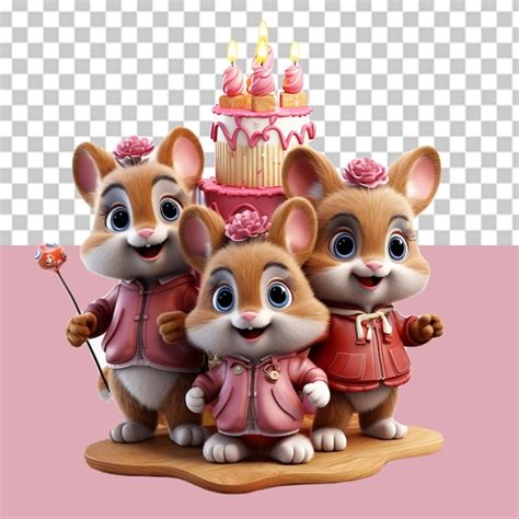 Premium Psd Easter Celebrations Png Illustration