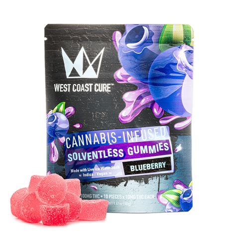 West Coast Cure Solventless Live Ice Hash Gummies Dank District Mn