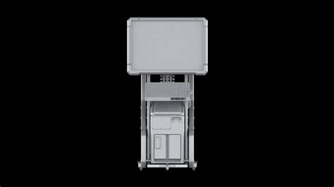 Sci Fi Terminal 3d Model By 3dmode
