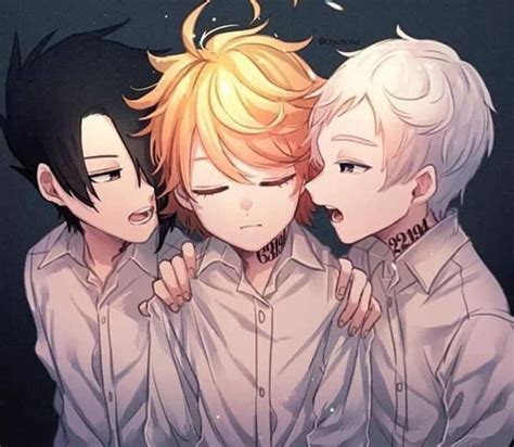 Emma X Ray X Norman Fanart Norman X Emma X Ray The Pr