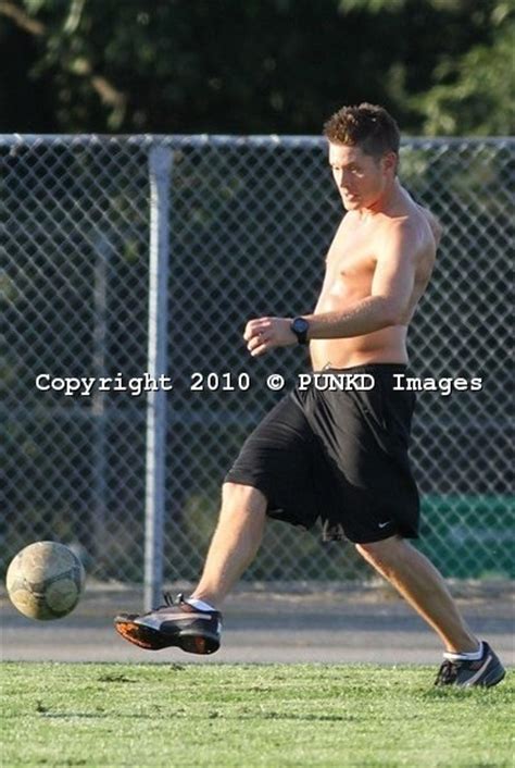 Soccer Shirtless Jensen Ackles Photo 15011809 Fanpop