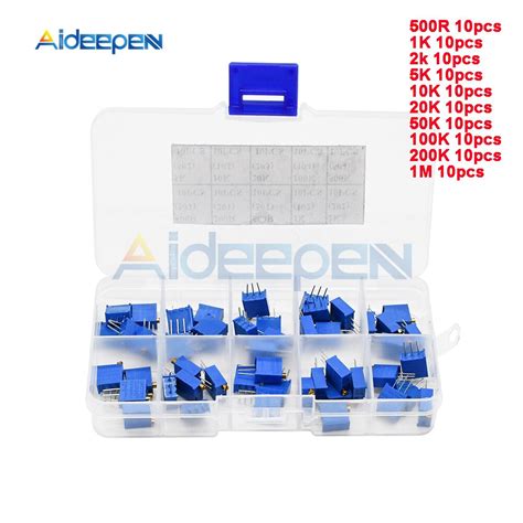 Wh148 Potentiometer Kit B1k 2k 5k 10k 20k 50k 100k Grandado