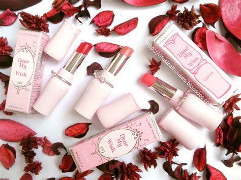 Etude House Dear My Wish Lips Talk Lipstick Review And Swatches Of