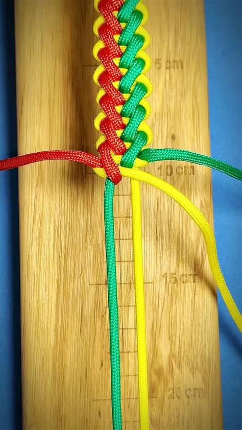 Easy Friendship Bracelets For Beginners 3 Strings Yallow Red And Green