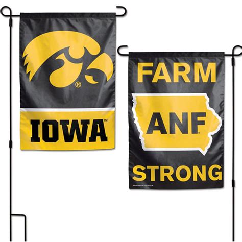 Iowa Hawkeyes Anf Garden Flag