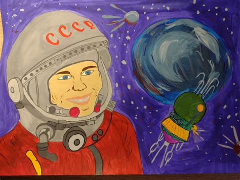 Рисунки Ко Дню Космонавтики Открытки Kартинки