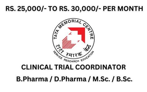 Tata Memorial Centre Hiring Clinical Trial Coordinator Recruitind Jobs