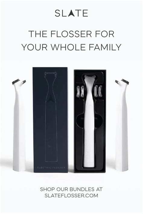 Slate Flosser The Electric Flossing Tool For Better Oral Health