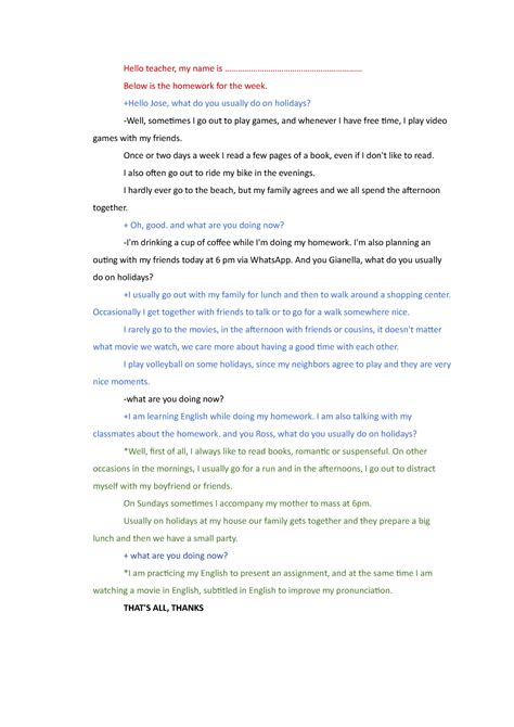 ac s05 week 5 task assignment what i usually do vs what i m