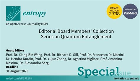 Entropy Mdpi On Linkedin Specialissue Quantumentanglement Quantumkeydistribution…