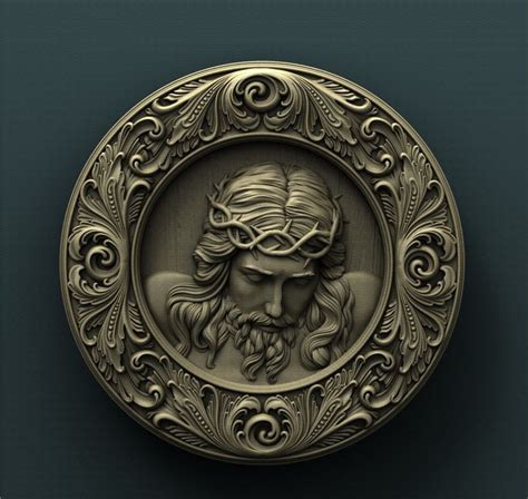 Jesus 3d Stl Model Cnc Router Engraver Artcam Aspire Cnc Files