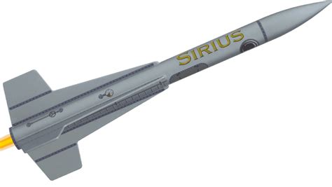 Model Rocket Kits Klima Sirius Model Rocket Kit Great Quality Set Detailed Design Easy To