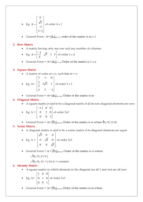 Solution Chapter 3 Matrices Revision Notes Studypool Solution Chapter 3 Matrices Revision Notes Studypool
