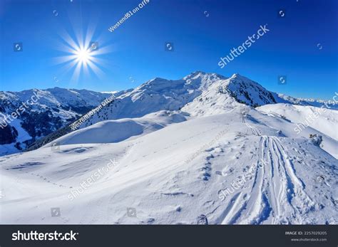 Mountain Peaks With Sun Over 541 855 Royalty Free Licensable Stock