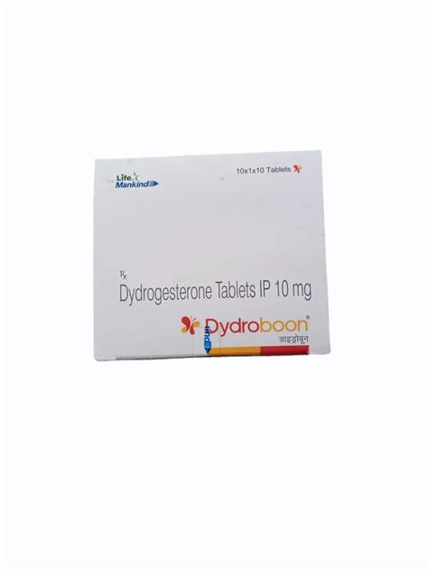 Dydroboon Tablets Strength 10 Mg Packaging Type Box At ₹ 599 Stripe In Bhilwara