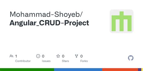 Github Mohammad Shoyebangularcrud Project