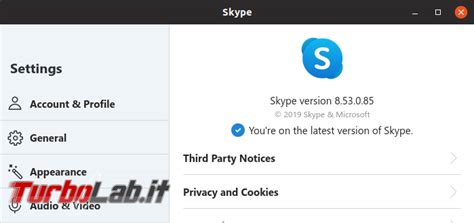 Upd Il Problema Persiste Skype 8 53 8 54 Per Linux Alto Consumo Di