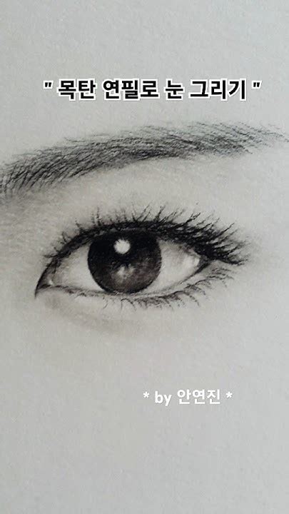 눈그리기 과정 연필초상화를 잘그리려면 눈그리기부터 열심히~ 연필초상화 콩테연필 목탄연필 Portrait 개체묘사