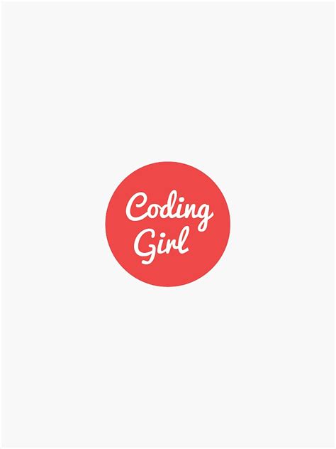 Coding Girl Sticker Sticker By Kiknag Redbubble