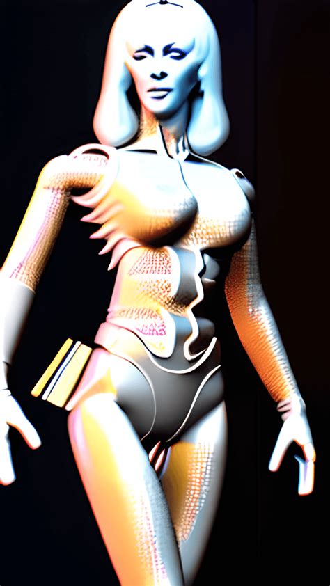 Android Cyborg Cybernetic Transwoman Realistic Exposed · Creative Fabrica