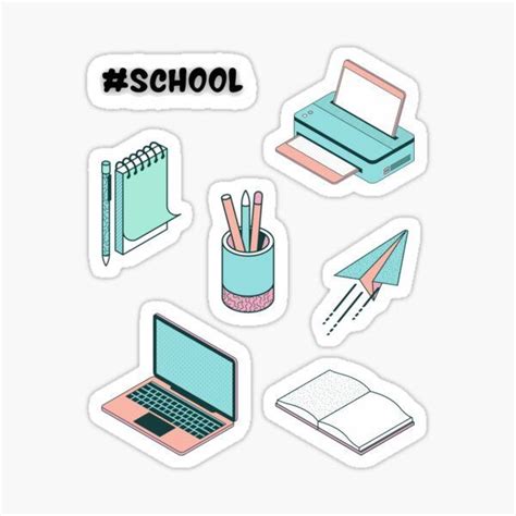 The Study Aesthetic Essential Pack Sticker By Mdawn54 Redbubble
