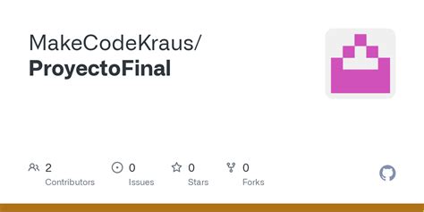 Github Makecodekraus Proyectofinal