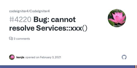 Bug Cannot Resolve Services Xxx · Issue 4220 · Codeigniter4